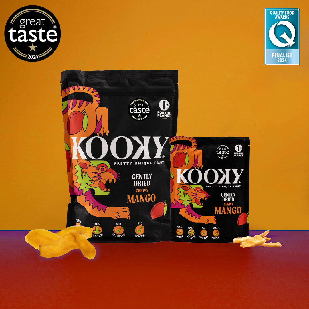 KOOKY - Gently Dried Mango (12 x 25g) – The goodnus Pantry